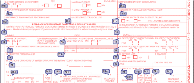 Cms 1500 Form Explained - Fillable Form 2023 Cms 1500 Form Explained - Fillable Form 2023