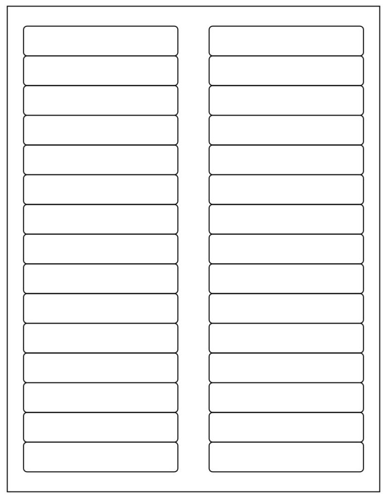 Printable Hanging File Folder Tab Template - Fillable Form 2023