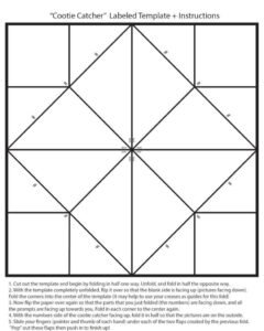 16 Printable Cootie Catchers For Kids Free Blank Template Folding ...