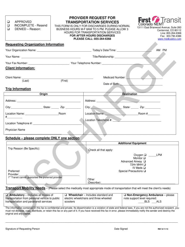 Printable Hospital Discharge Template Fillable Form 2023