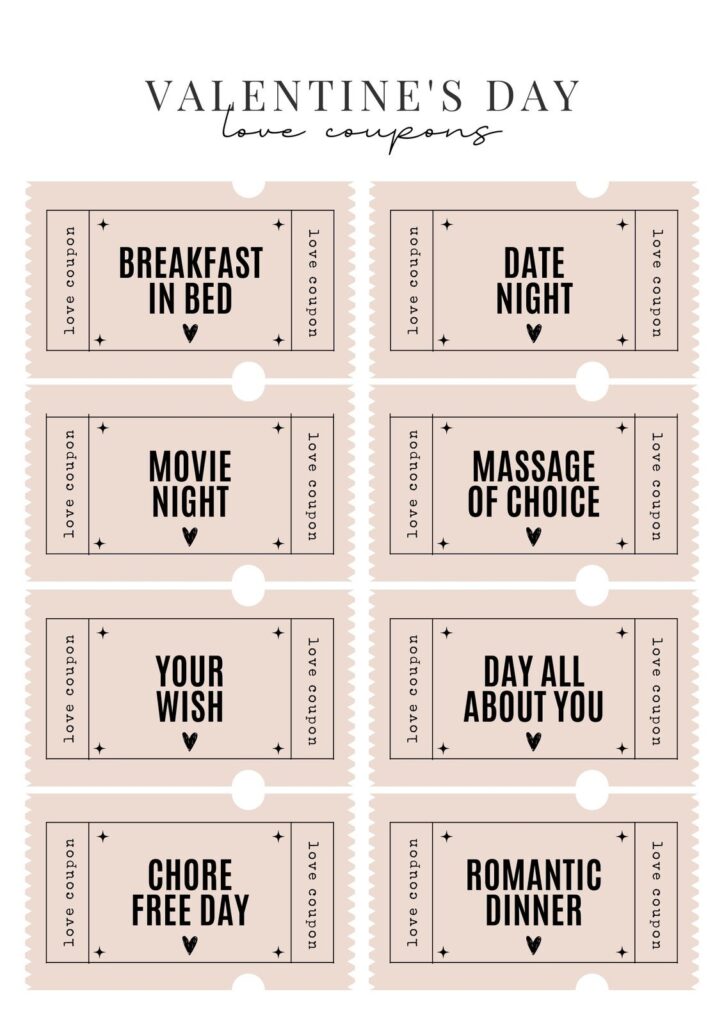 Printable Drink Coupons Template Fillable Form 2025