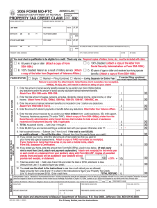 2022 Mo Ptc Tax Credit Fillable Form - Fillable Form 2025