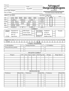 Ad&d Fillable Character Sheet - Fillable Form 2025