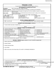 Army Pubs Da Form 4187 Fillable PDF - Fillable Form 2023