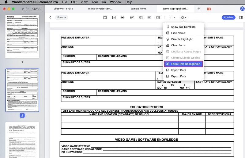 Convert PDF To Fillable Form Mac Fillable Form 2023