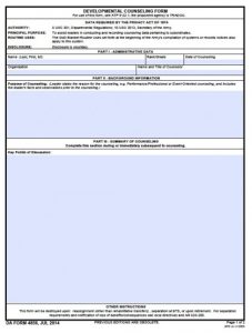 Da Form 4856 Fillable Word - Fillable Form 2025