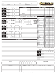 Fillable PDF Pathfinder Character Sheet - Fillable Form 2024
