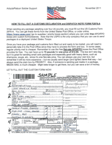 2976 A CUStoms Declaration Form Fillable - Fillable Form 2025