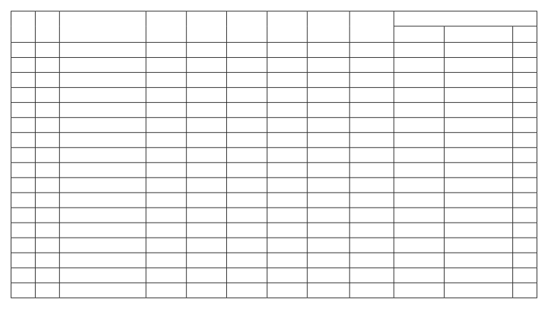 Blank Forms With Columns - Fillable Form 2024