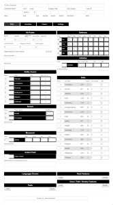 D&d 4e Character Sheet Fillable - Fillable Form 2025