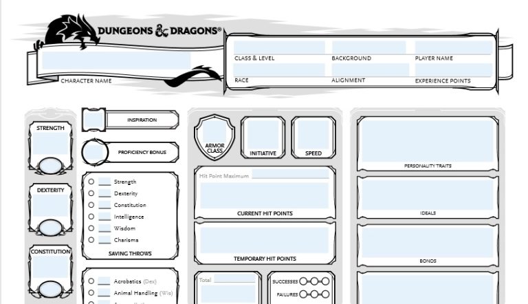 Dragon Age Rpg Character Sheet Fillable PDF - Fillable Form 2025