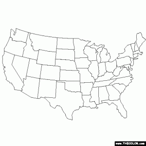 Fillable Map Of The United States - Fillable Form 2023
