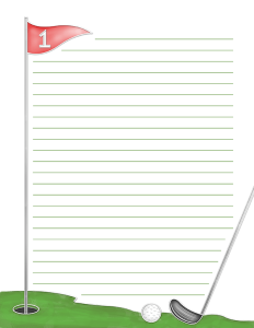 Free Printable Golf Stationary - Fillable Form 2024