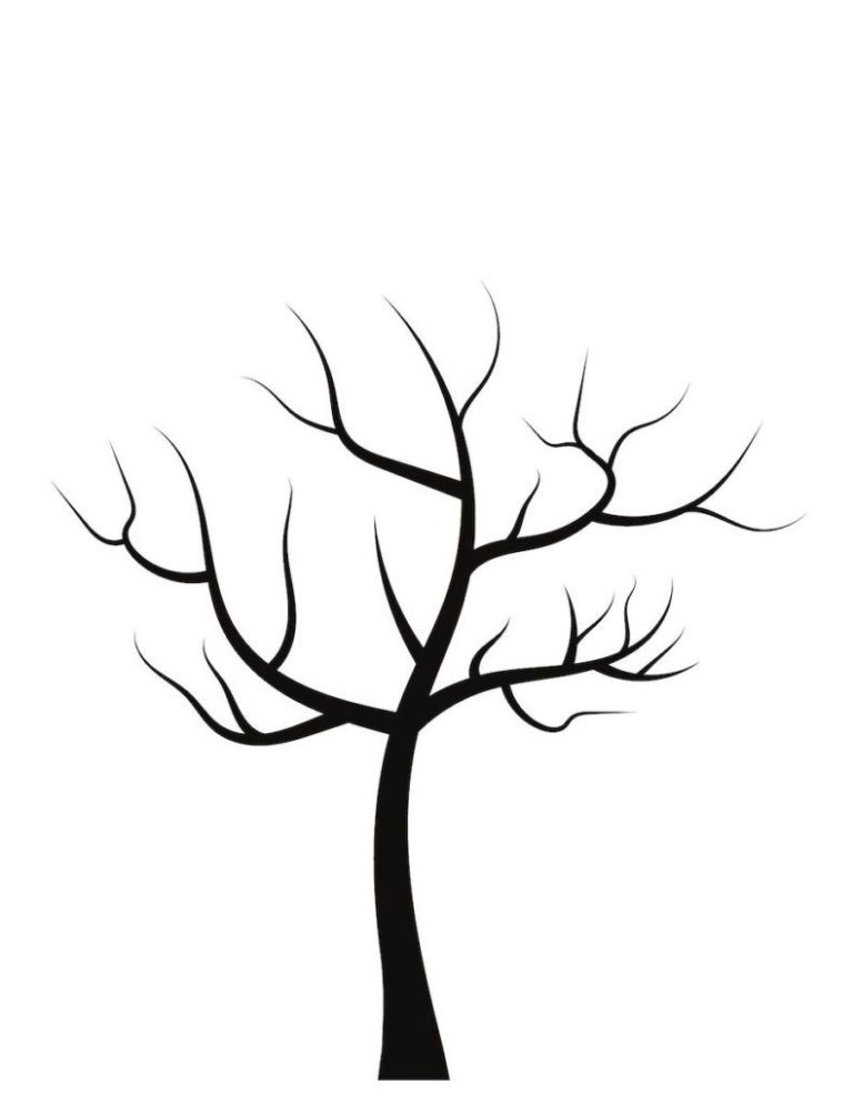 Printable Blank Tree Template Fillable Form 2022