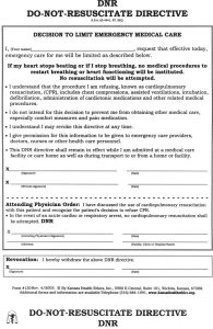 Printable Dnr Form Kansas - Fillable Form 2022