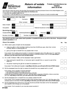 Printable Form Iht205 - Fillable Form 2025