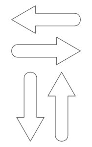 10 Best Free Printable Directional Arrows Printablee - Fillable Form 2025