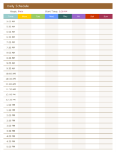 10 Best Free Printable Time Management Calendar Printablee - Fillable ...