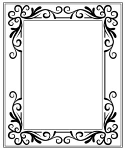 Free Printable Picture Frame Templates - Fillable Form 2025