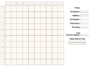 10 Best Printable Football Pool Grid Sheets Printablee - Fillable Form 2025