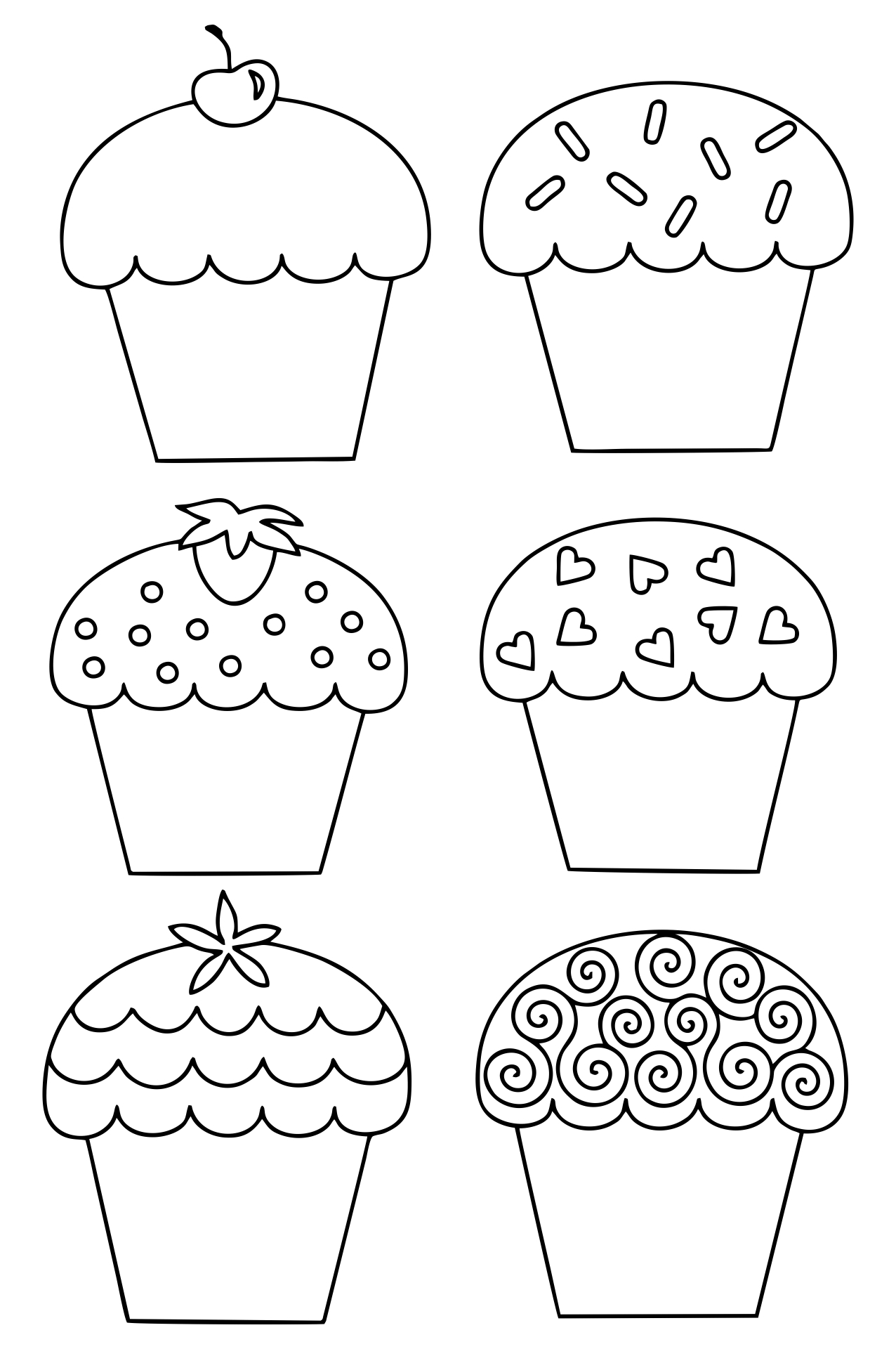 Free Printable Cupcake Template Fillable Form 2025 Free Printable Cupcake Template Fillable Form 2025