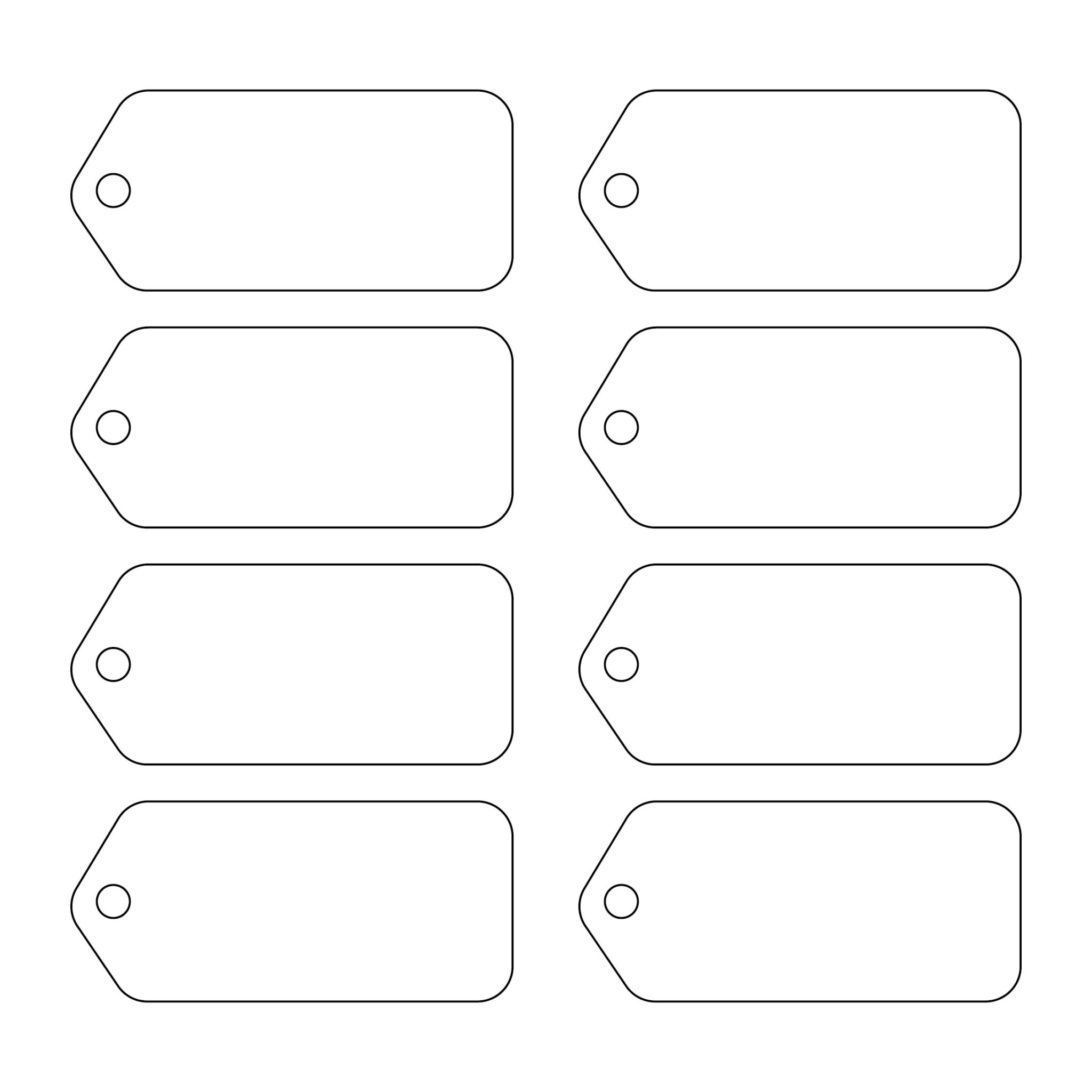 12 Best Free Printable Template For Gift Tags Printablee - Fillable ...