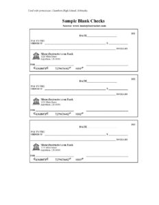 23 Blank Check Templates Real Fake TemplateLab - Fillable Form 2025