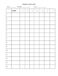 33 Printable Baseball Lineup Templates Free Download TemplateLab ...