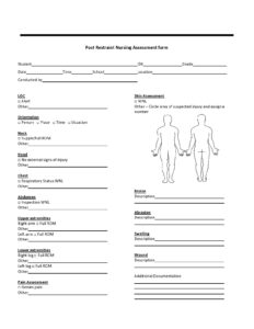 39 Printable Nursing Assessment Forms Examples - Fillable Form 2025