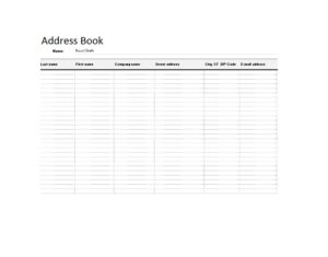 40 Printable Editable Address Book Templates 101 FREE - Fillable Form 2023