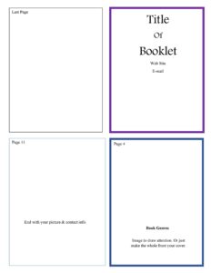 49 Free Booklet Templates Designs MS Word TemplateLab - Fillable Form 2025