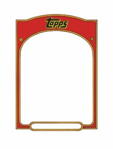 Printable Baseball Card Template - Fillable Form 2025