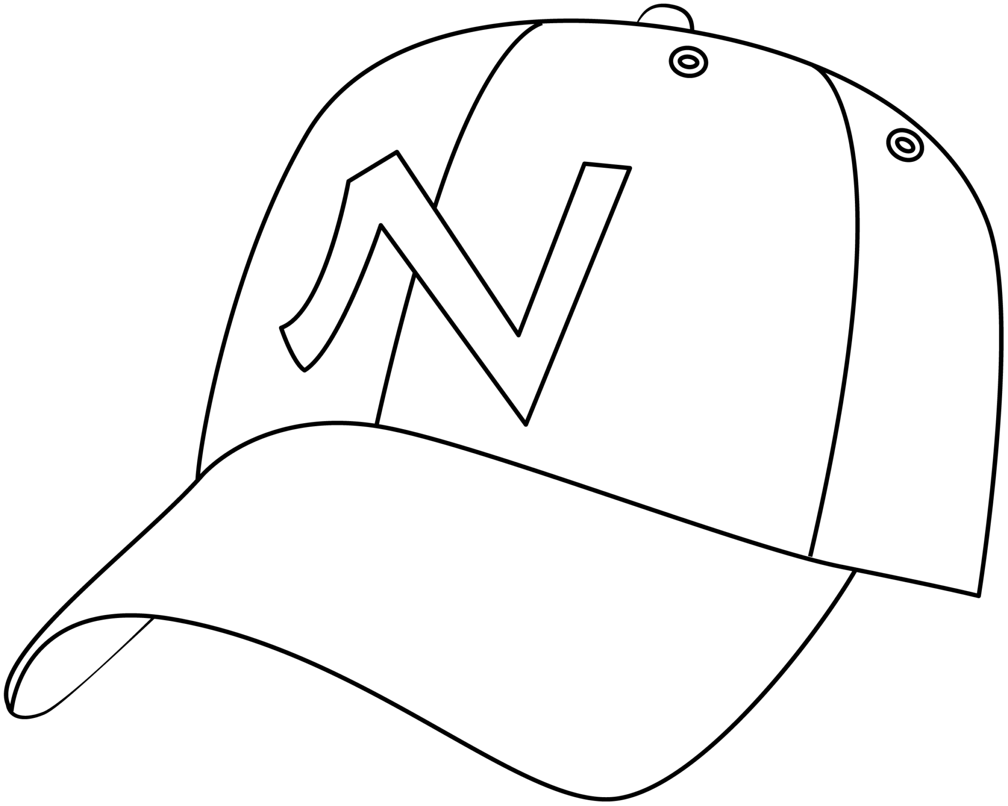 Baseball Hat Printable Template Free Printable Papercraft Templates ...