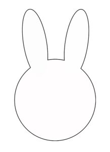 Printable Bunny Head Template - Fillable Form 2025