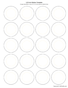 Free Printable Button Templates - Fillable Form 2025