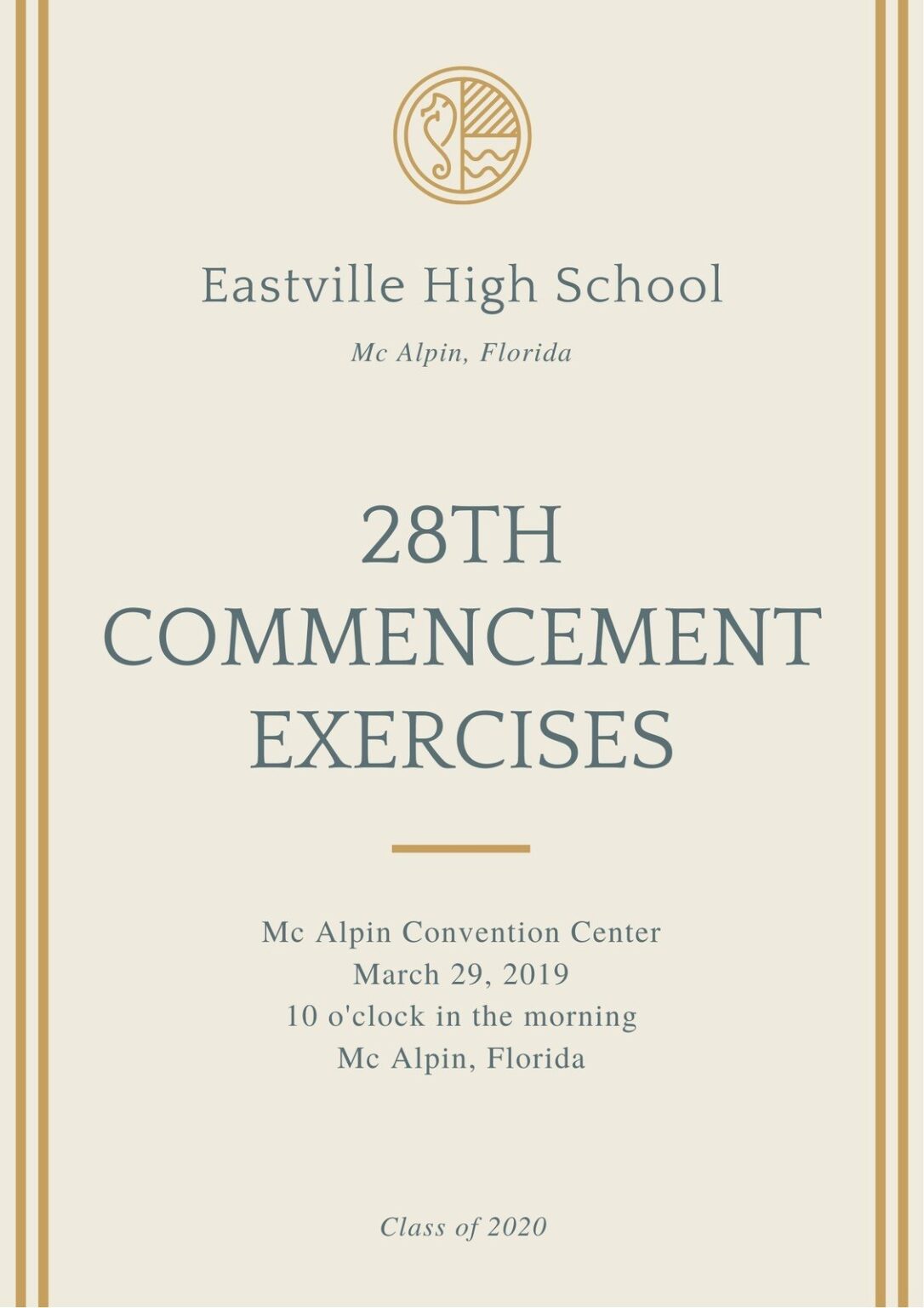 Customize 174 Graduation Programs Templates Online Canva - Fillable ...