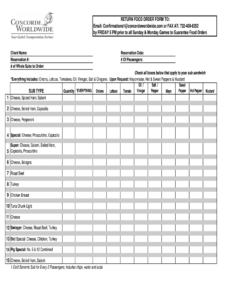 Excel Food Order Form Template Fill Out Sign Online DocHub - Fillable ...
