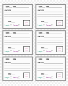 Free Box And Tags Templates U2014 Crafthubs Moving Box Labels Printable ...