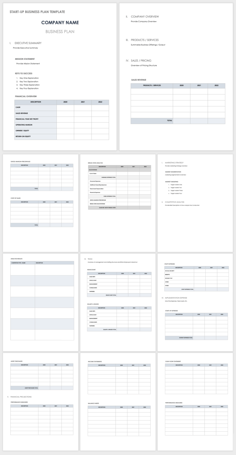 Free Printable Business Templates - Fillable Form 2023