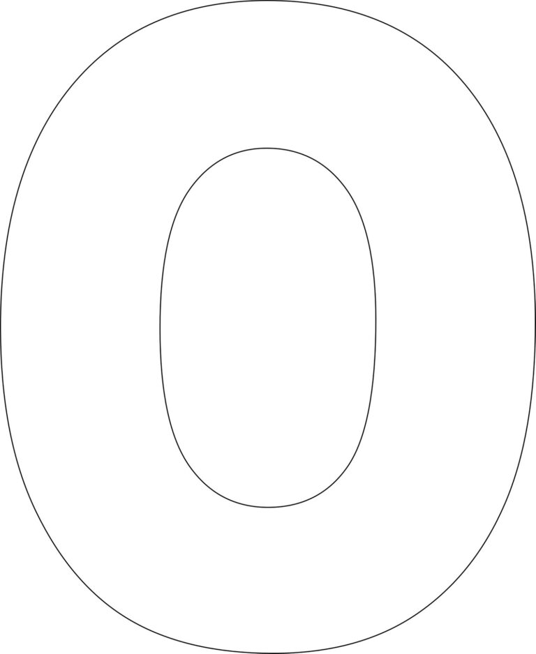 Free Printable Alphabet Template Upper Case - Fillable Form 2025