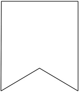Printable Pennant Template - Fillable Form 2025