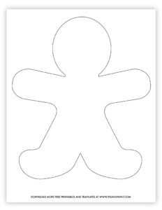 Free Printable Gingerbread Man Template Pjs And Paint - Fillable Form 2025