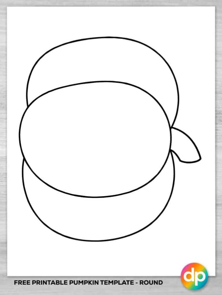 Free Printable Pumpkin Template Daily Printables - Fillable Form 2025