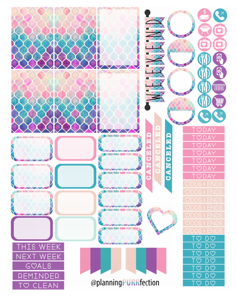 Free Printable Planner Stickers Pdf - Fillable Form 2025