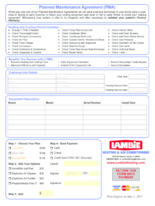 Hvac Maintenance Contract Template Fill Out Sign Online DocHub ...