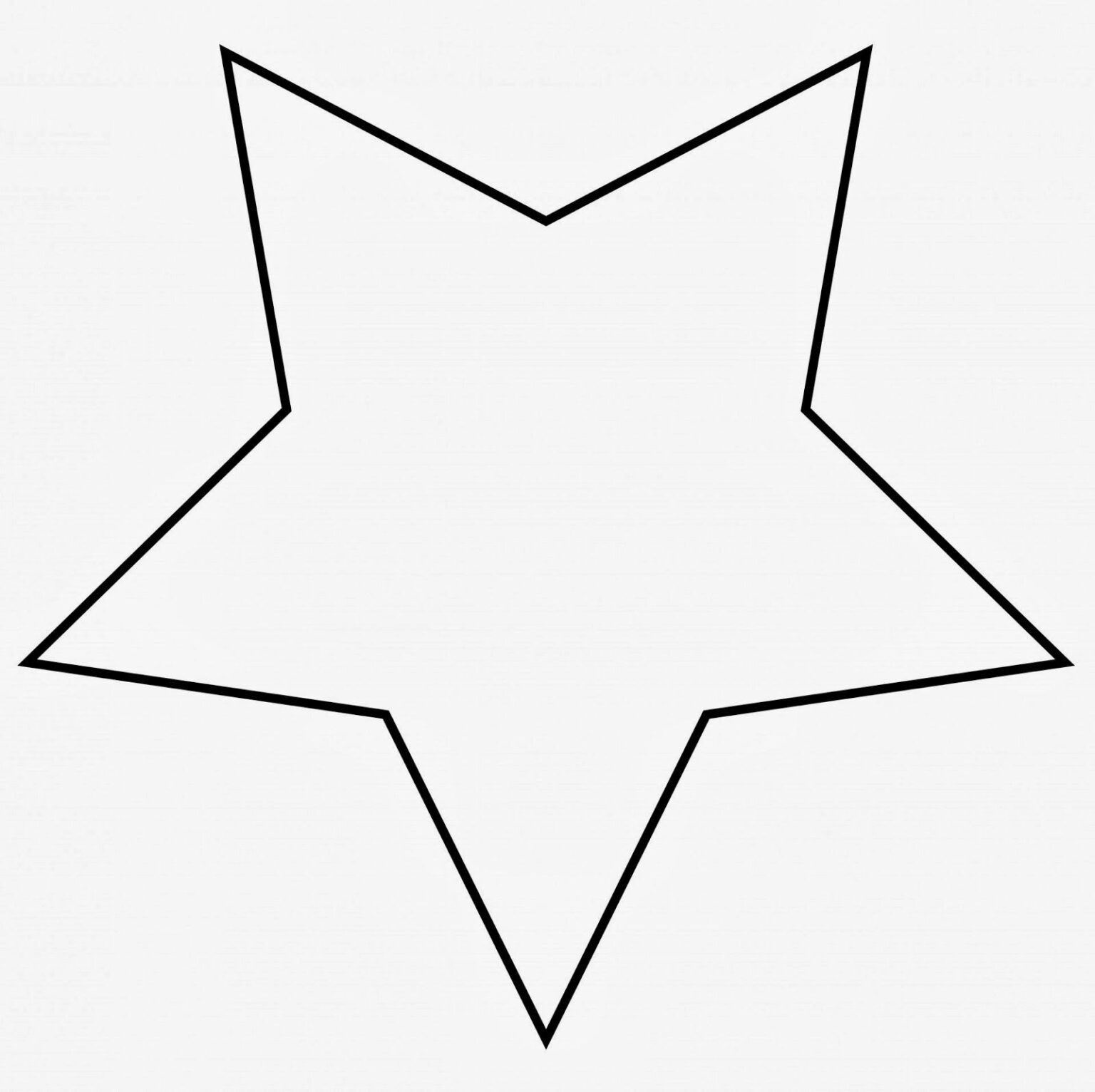 Kansas City 3rd Relief Society Star Template Printable Star Template ...