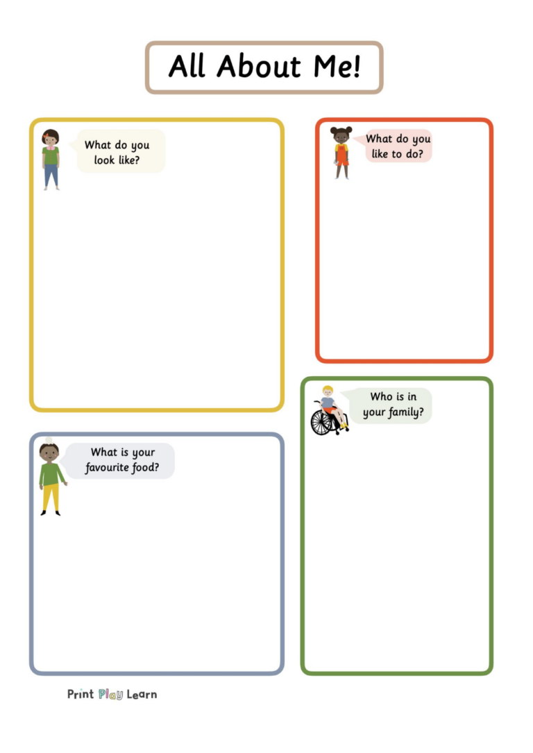 Meet The Teacher All About Me Template Free Teaching Resources Print ...