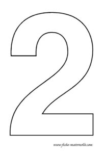 Number 2 Template Crafts And Worksheets For Preschool Toddler And ...