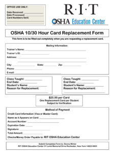 Osha 30 Card Template Fill Online Printable Fillable Blank PdfFiller ...