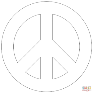 Peace Sign Coloring Page Free Printable Coloring Pages - Fillable Form 2025